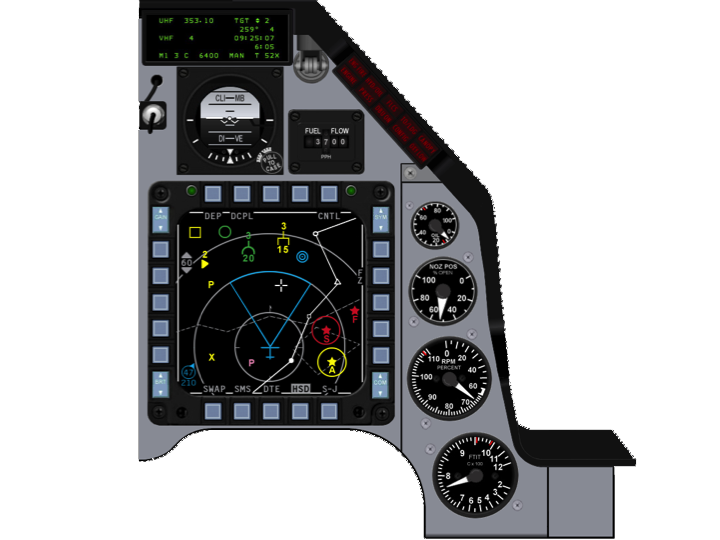 F-16 Fighting Falcon cockpit